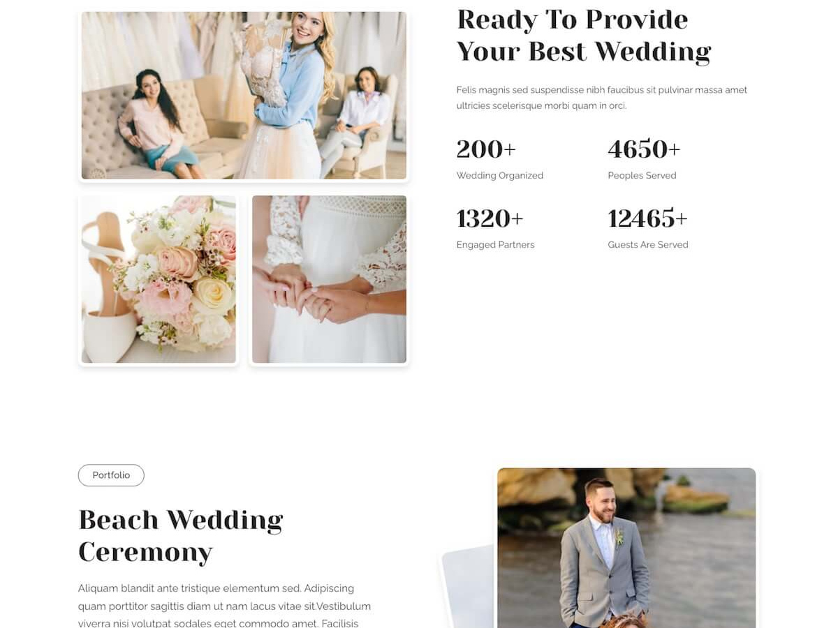 Wedding Planner Website UI/UX Design by Sajjad Hossain on Dribbble