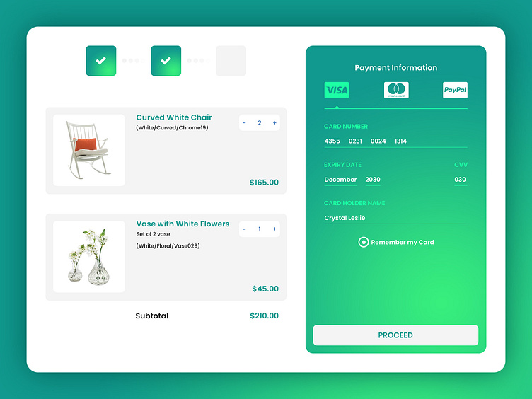 eCommerce Checkout Page Design by WebDesk Solution on Dribbble
