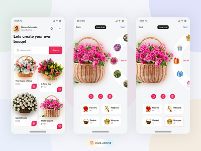 Order Your Flower APP UI/UX Design by Sajjad Hossain on Dribbble
