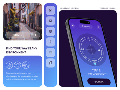 Compass App Design By Eanthizai Design On Dribbble