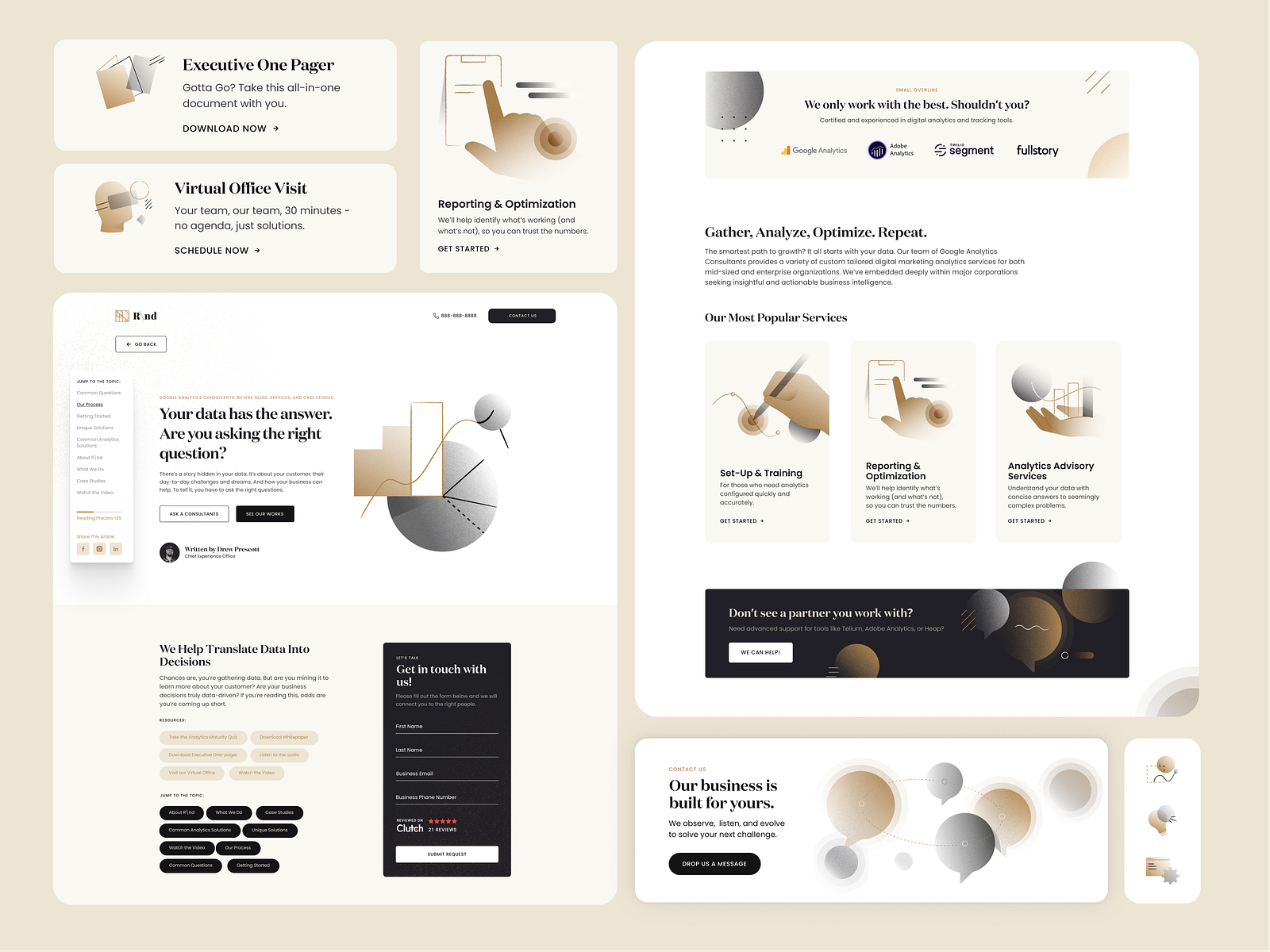 RND Agency — Web Design and Illustrations by Ivan Ermakov on Dribbble