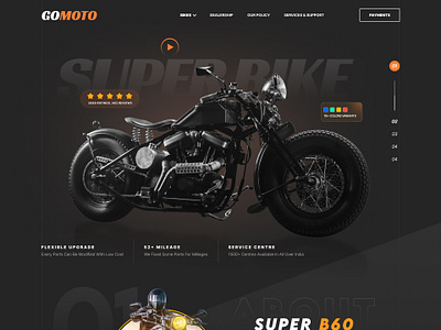 Motorbike Landing Page designs, themes, templates and downloadable ...