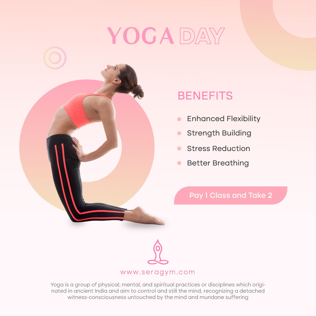 Yoga Class Social Media Poster Design by Tasrin on Dribbble