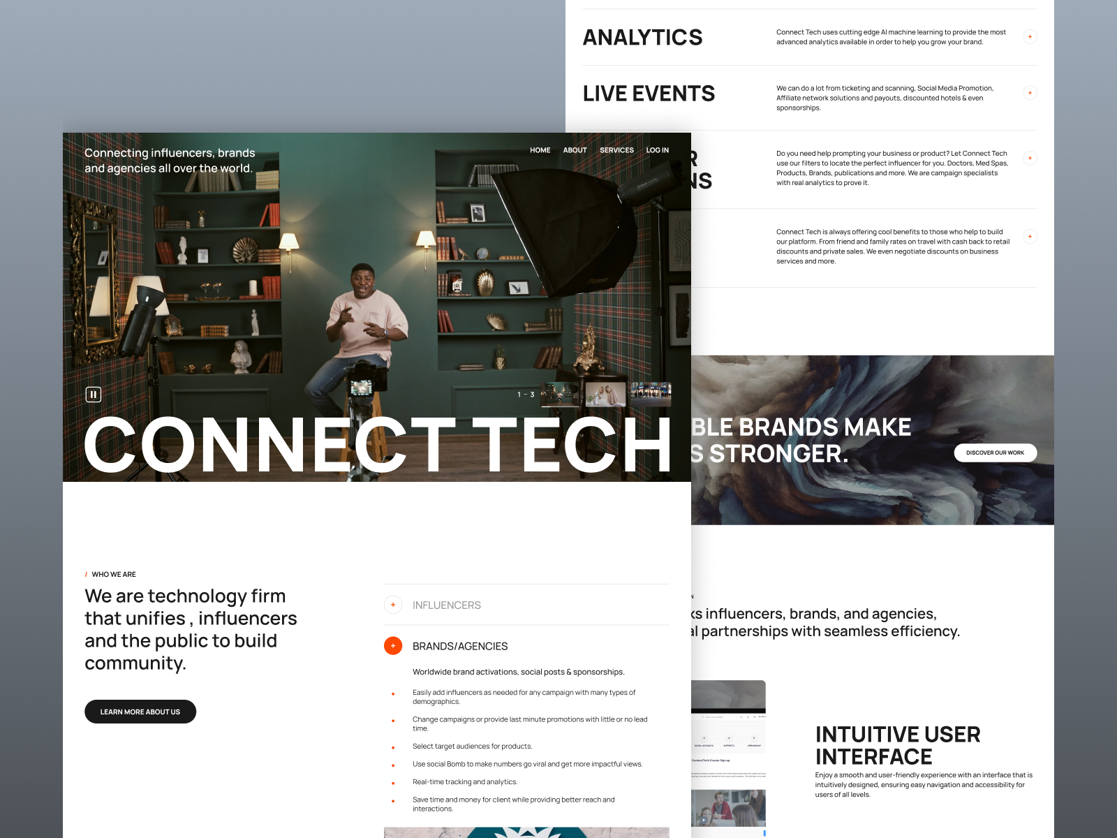 Connect Tech - Marketing Platform Landing UI by Design Key on Dribbble