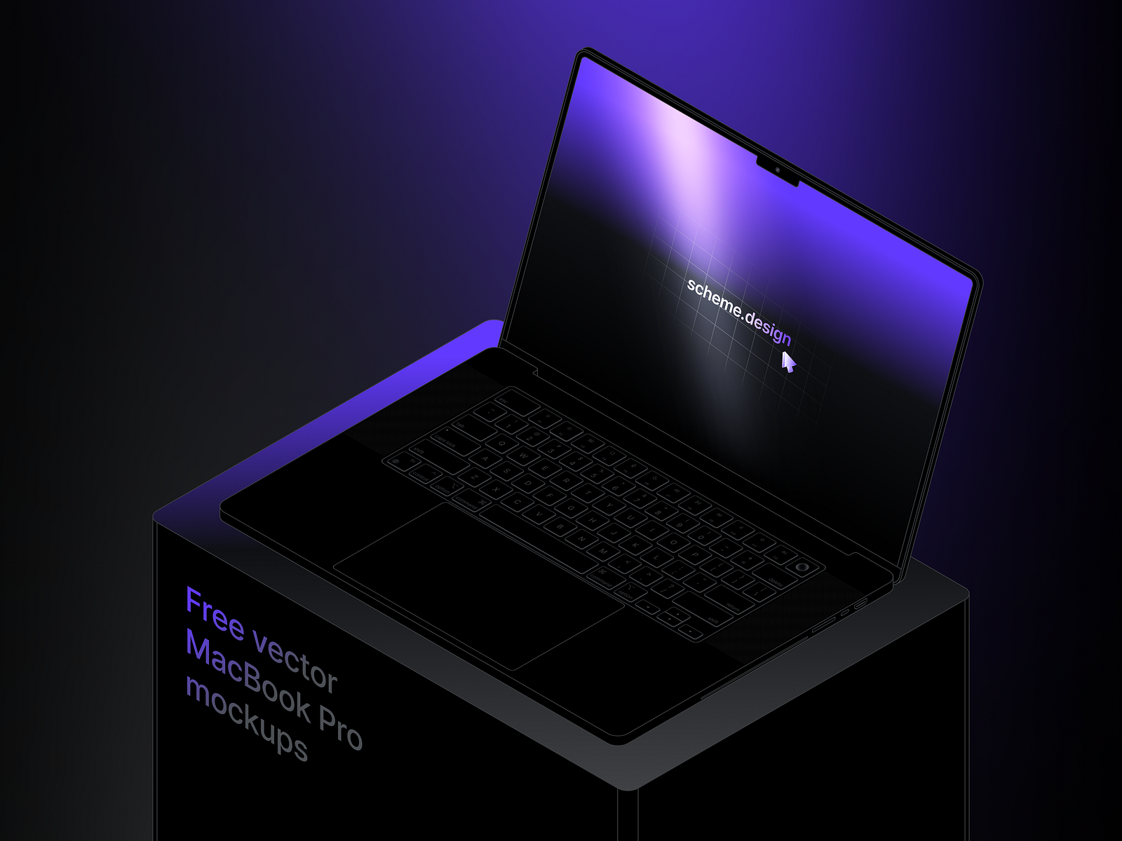 Geometrica Laptop: free Figma vector mockup, macbook pro by Konolee on ...