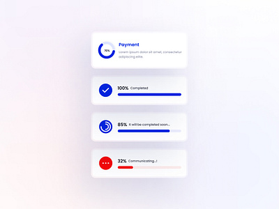 Your Progress Card UI Design by Gita Zahraei on Dribbble