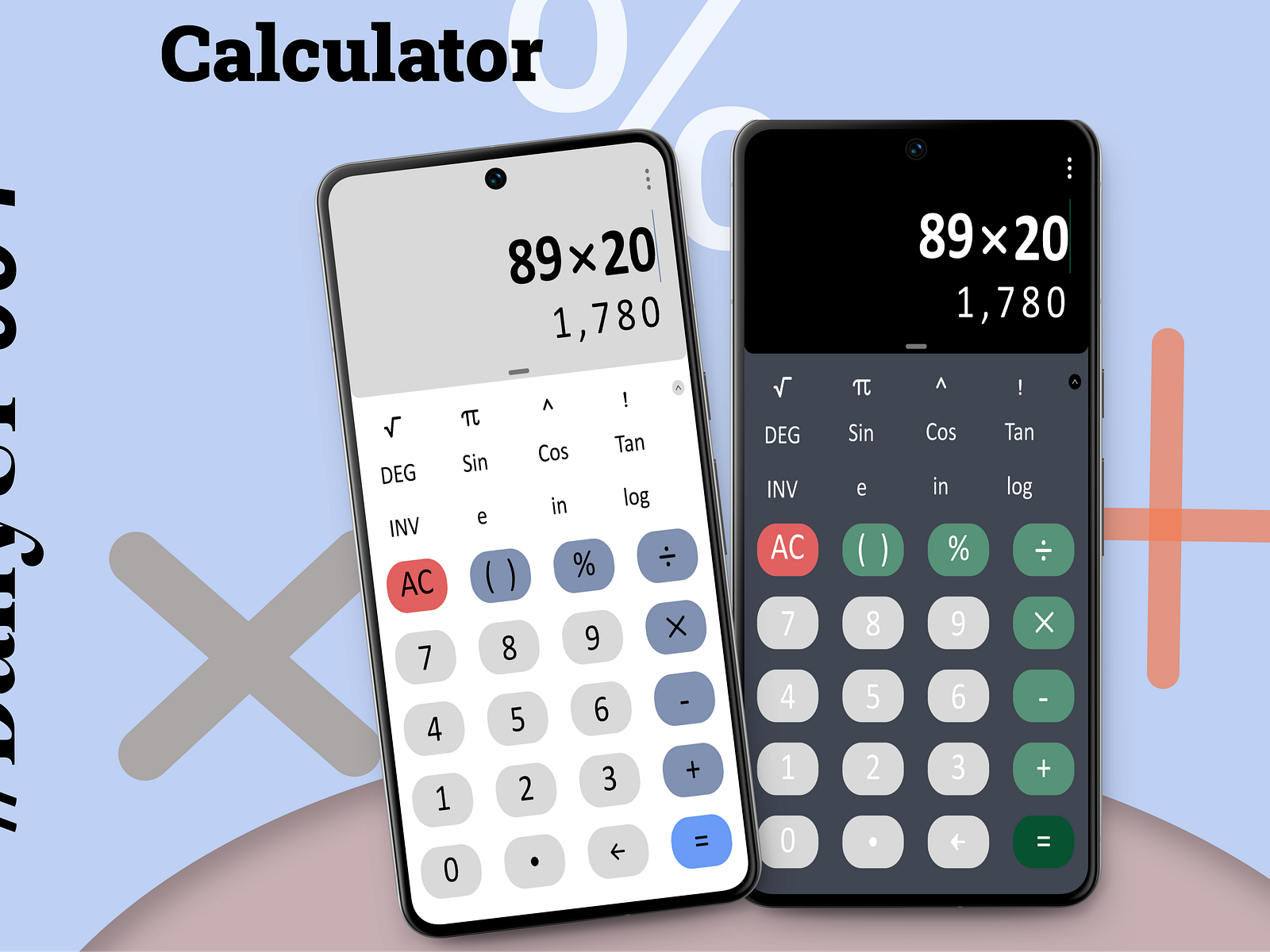 caculator by Muhammad Munir Badamasi on Dribbble