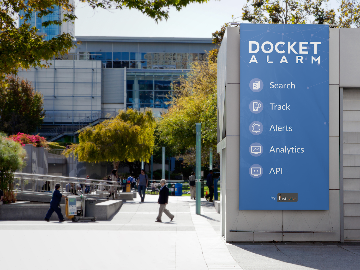 Docket Alarm Pop-Up Banner by Coumba Myerson on Dribbble