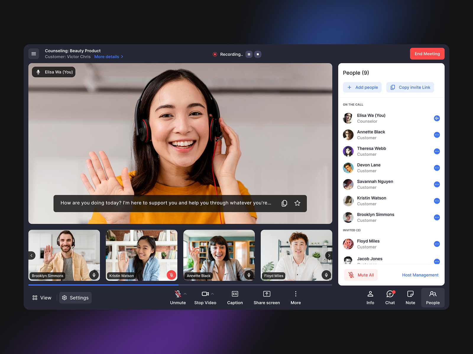 Video Call Meeting by Nguyen Khanh Linh on Dribbble
