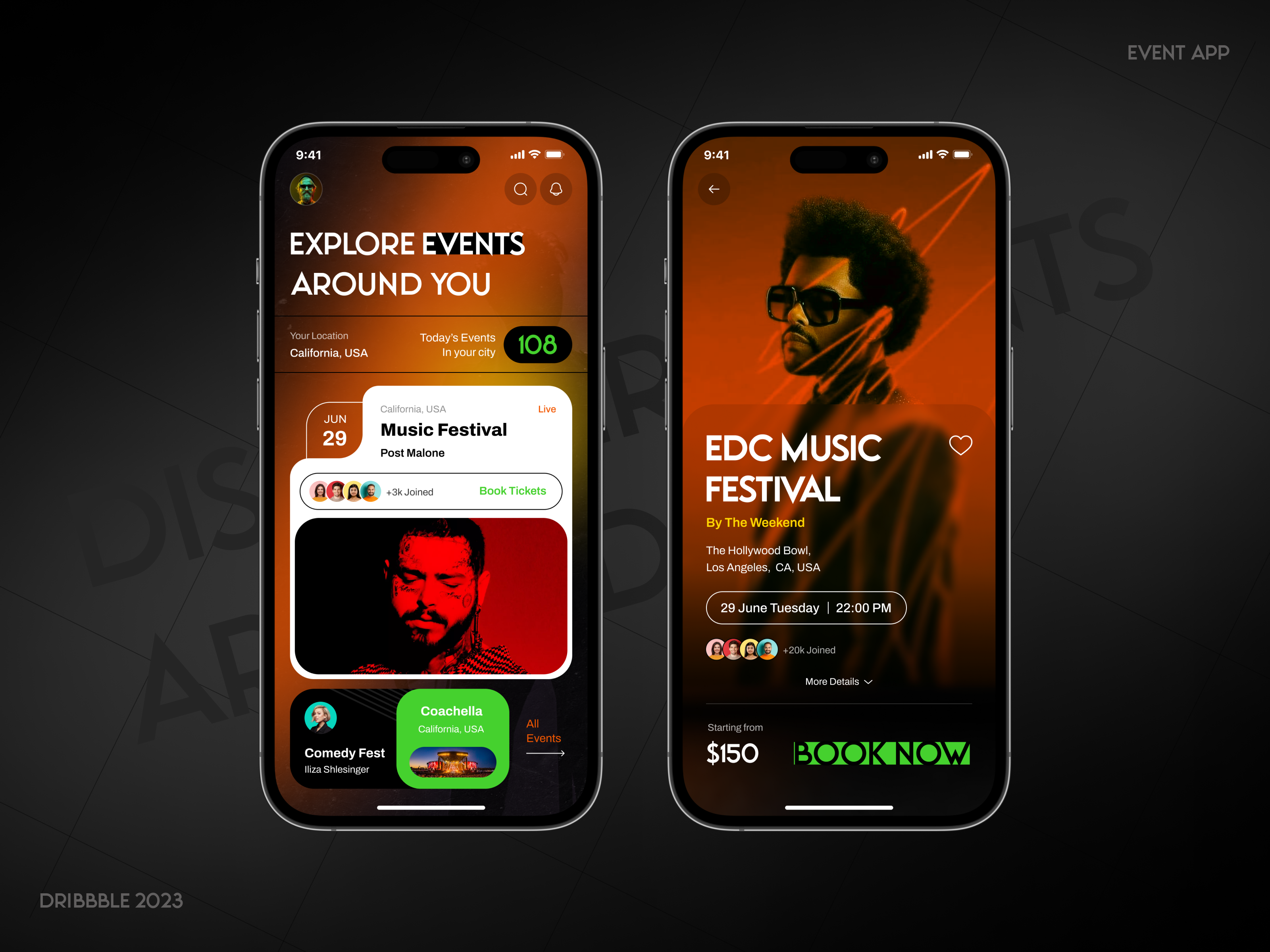 Event App by MindInventory UI/UX for MindInventory on Dribbble