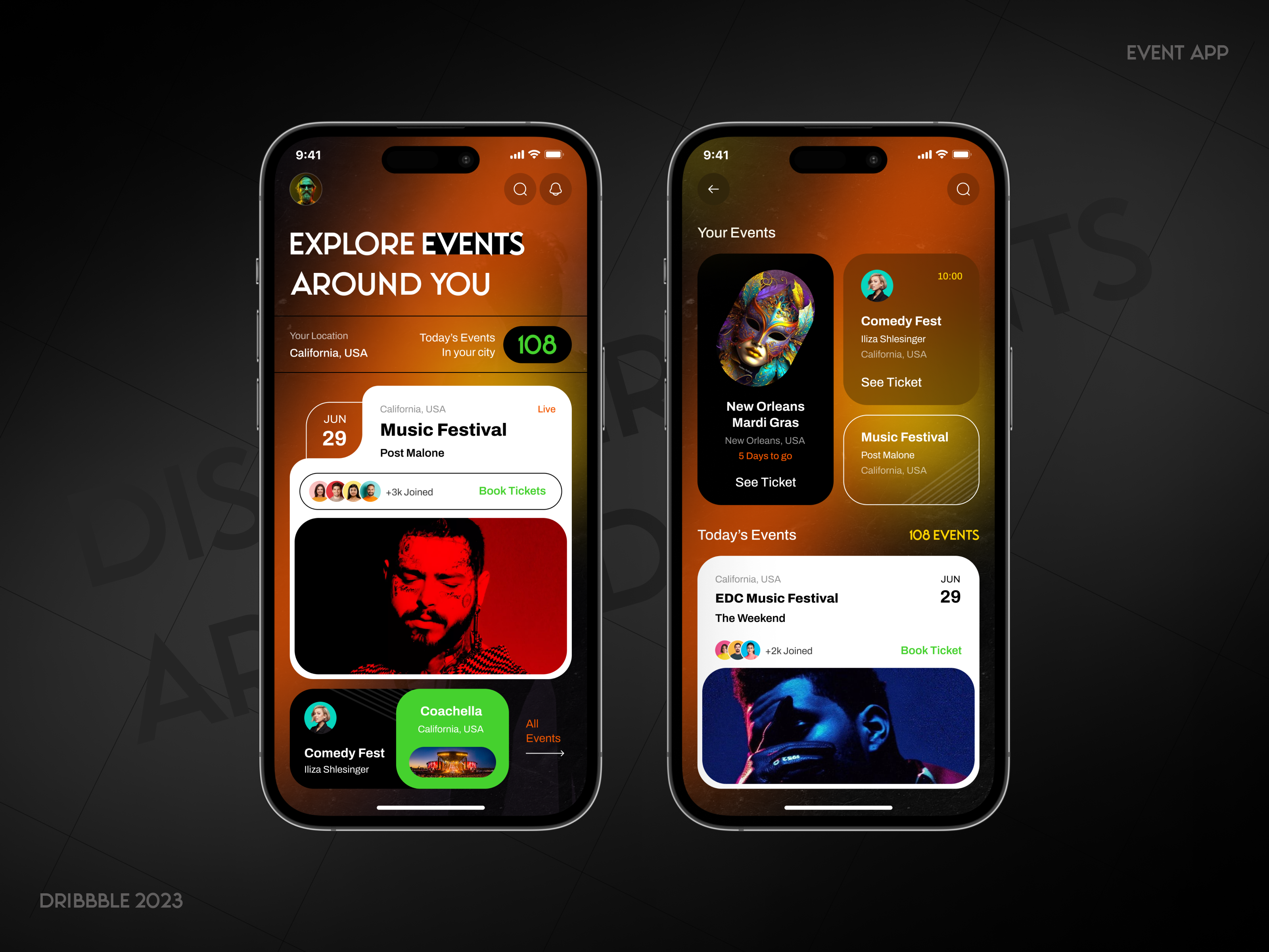 Event App by MindInventory UI/UX for MindInventory on Dribbble