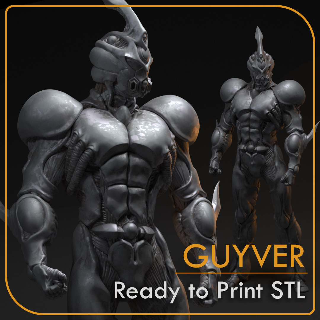 Bio Booster Armor Guyver (ready to 3D Print) by Grey on Dribbble