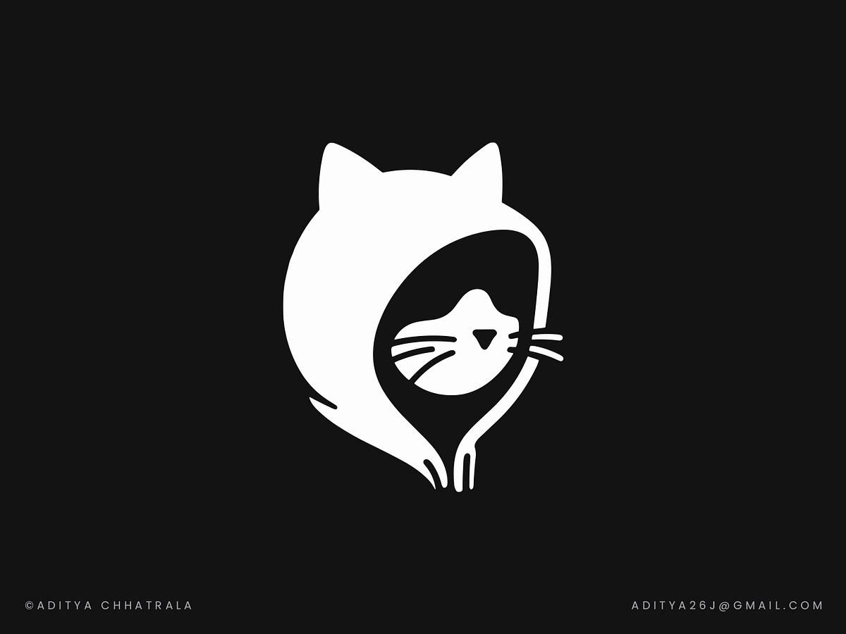 Hacker Cat - Logo Design by Aditya Chhatrala on Dribbble