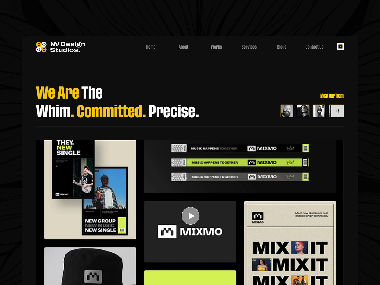 Design Studio Website by Vyshnav P K on Dribbble