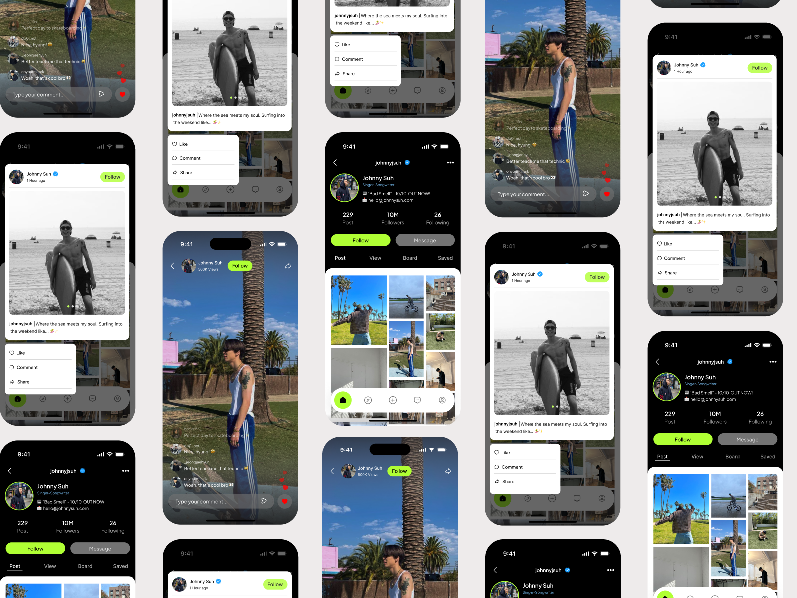 Social Media Exploration by Hani Arifin on Dribbble