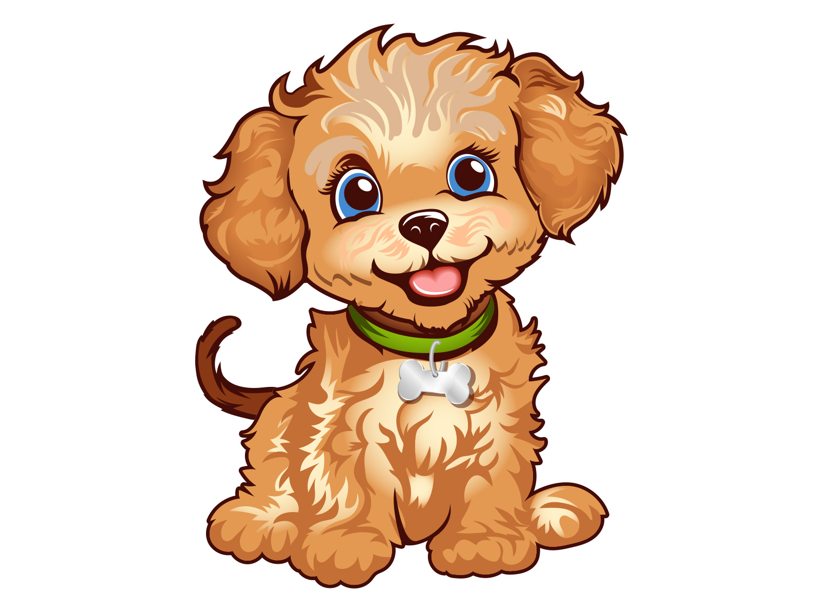 Puppy community cute illustration logo by Darko Djokic on Dribbble