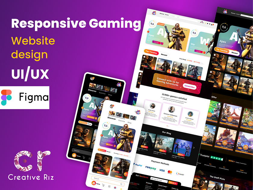 Gaming Website designs, themes, templates and downloadable graphic ...