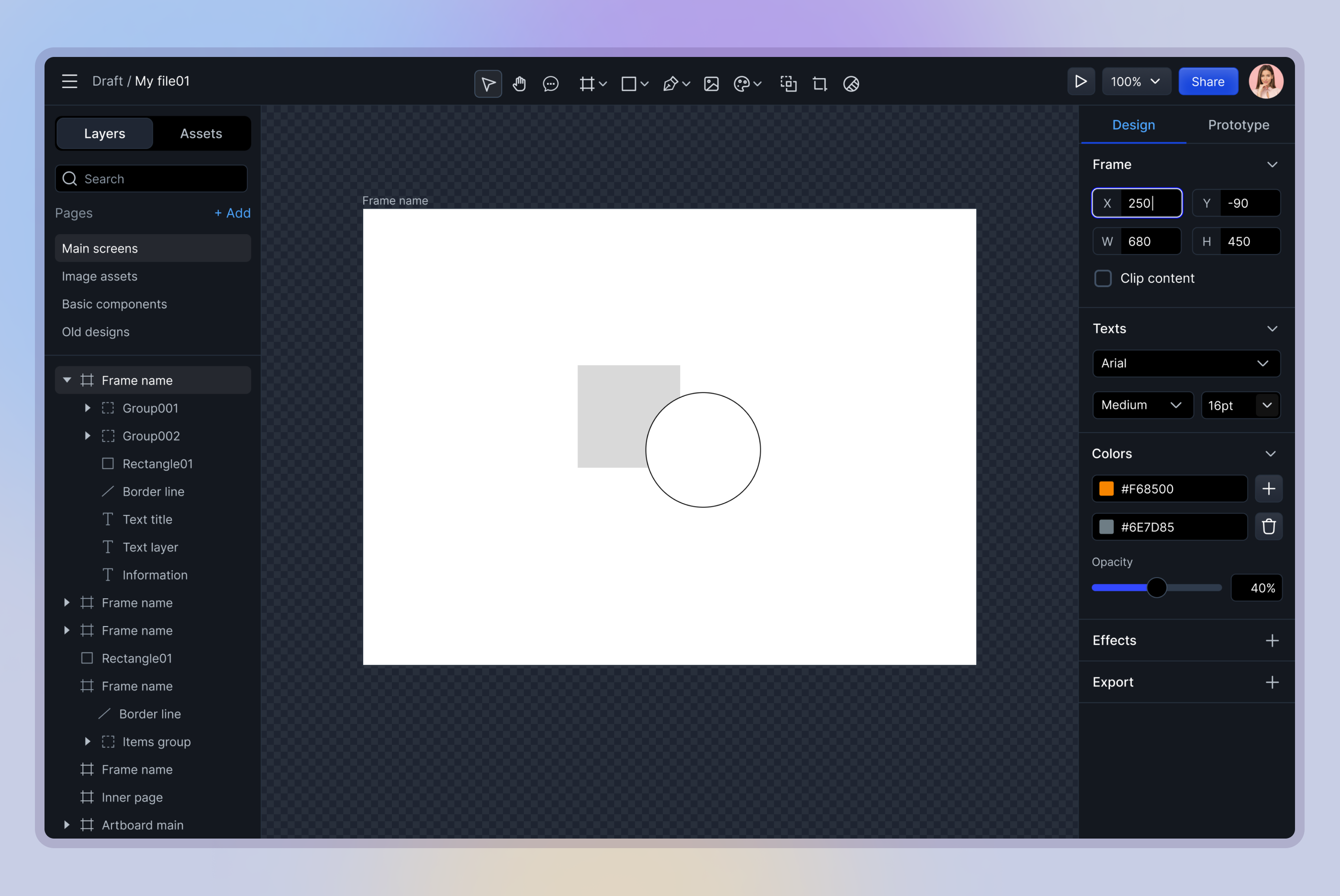 Figma re-design (dark) by Final UI — Design Studio on Dribbble