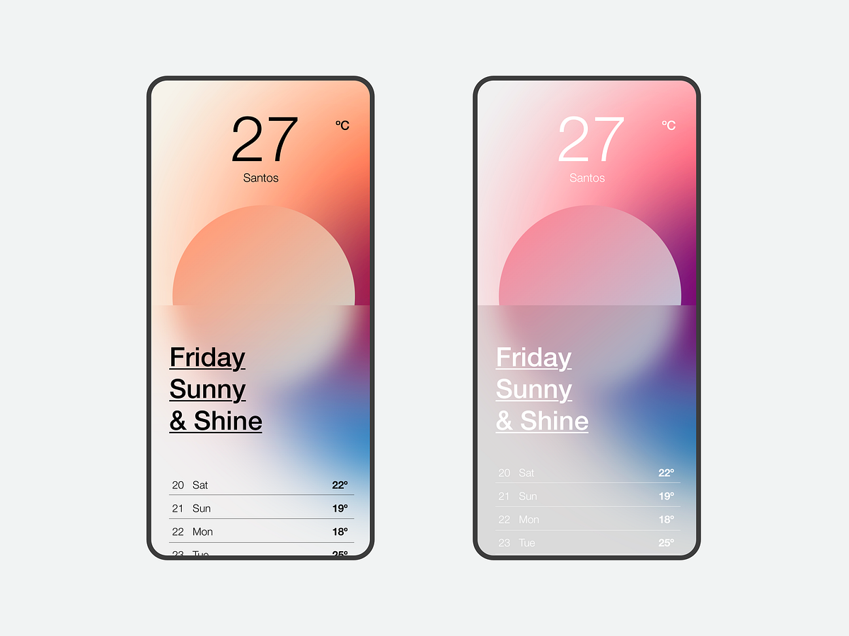 Browse thousands of Weather UI images for design inspiration | Dribbble
