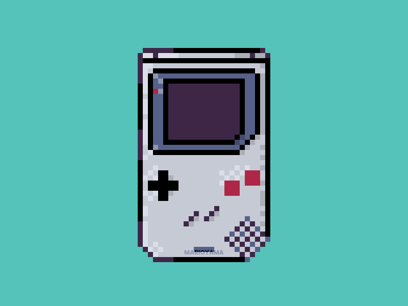 Simple Gameboy Pixel Art illustration by MariOyama on Dribbble