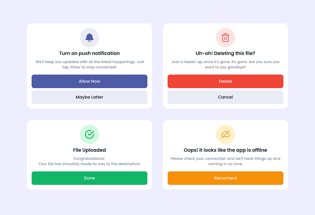 Modal UI Design by Nuurul Alaa Husain Subroto on Dribbble