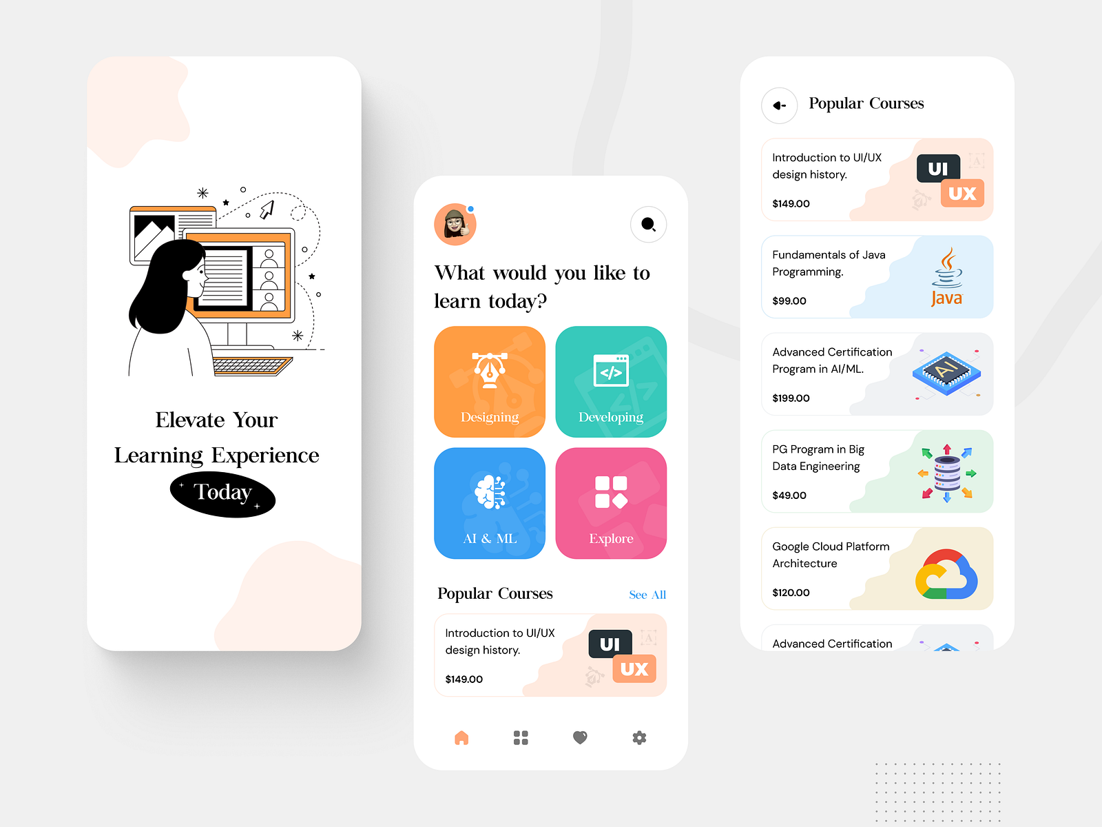 E Learning Mobile App By Codzgarage Infotech Pvt Ltd On Dribbble