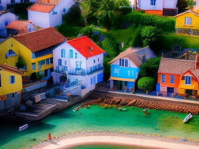 Seaside City by StormBiz on Dribbble