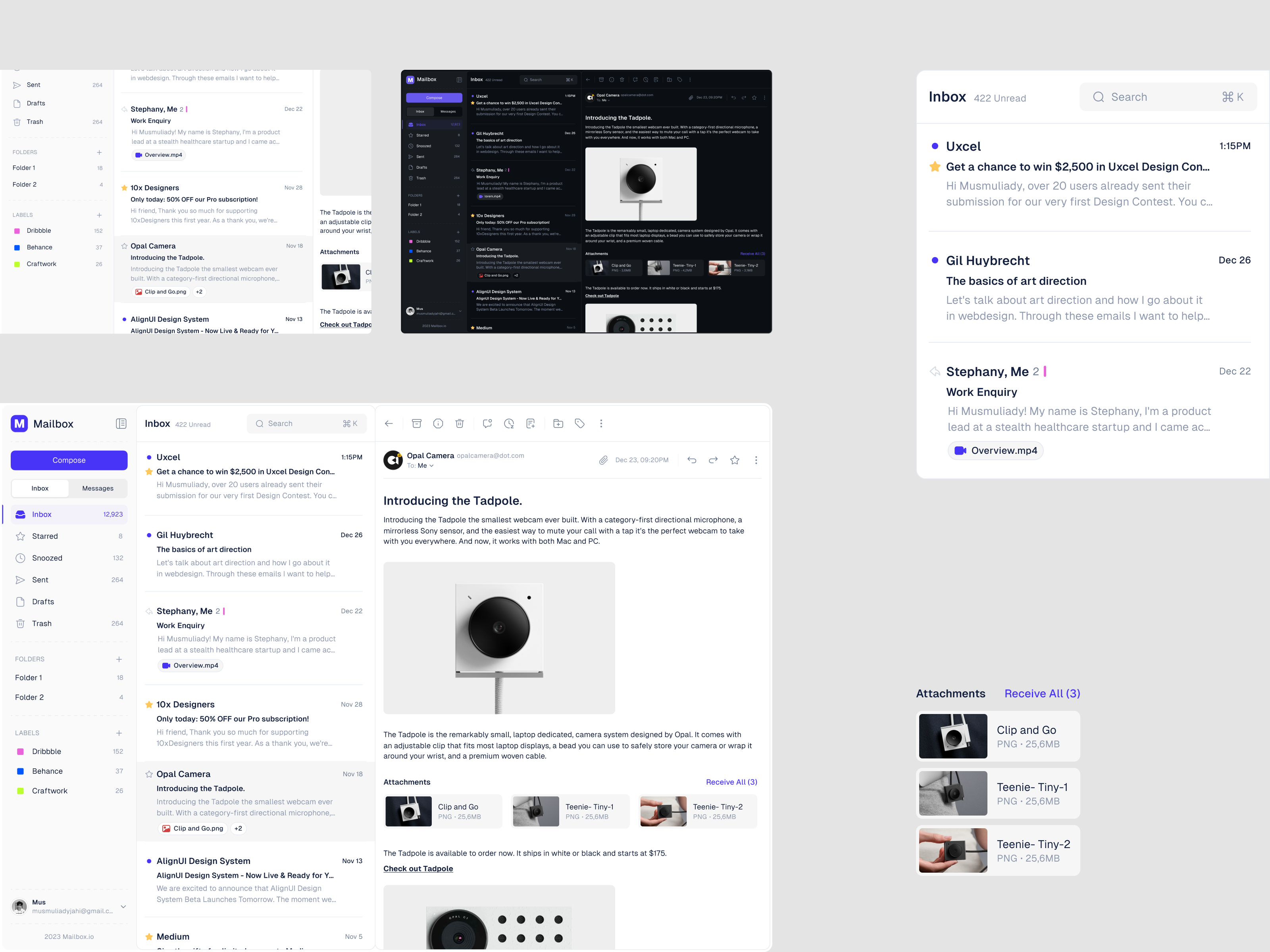 Mailbox - Web App by Dipa Product for Dipa Inhouse on Dribbble