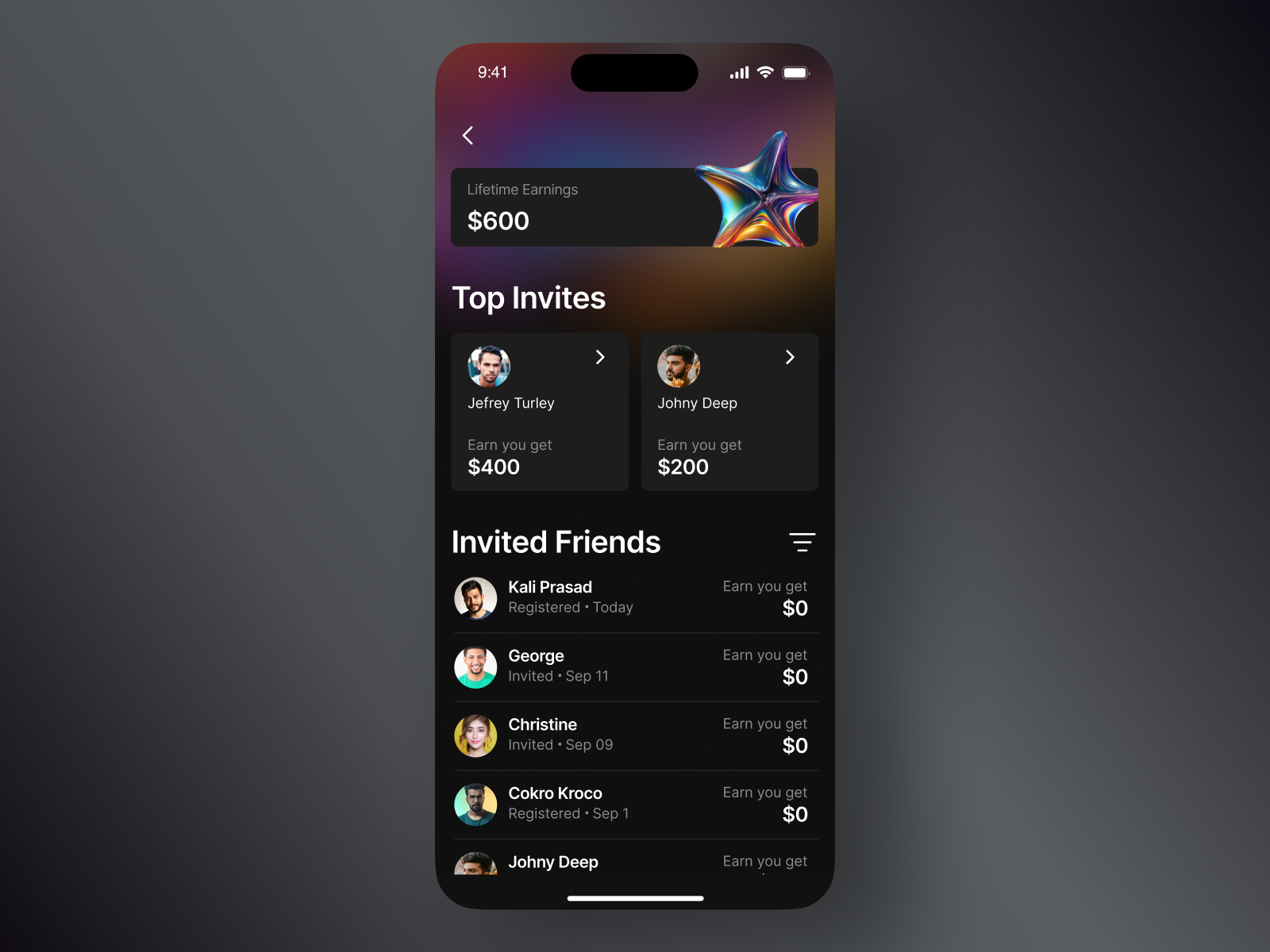 Mobile Banking App Referral Feature by Arif Iqbal on Dribbble