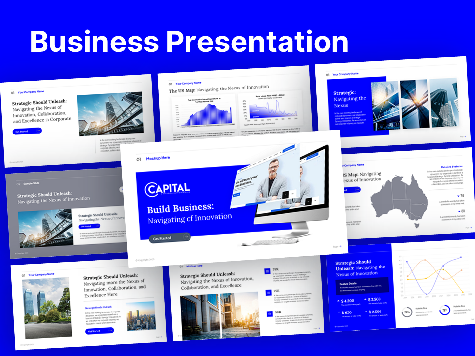 Business Presentation by Devi Namira Amalia on Dribbble