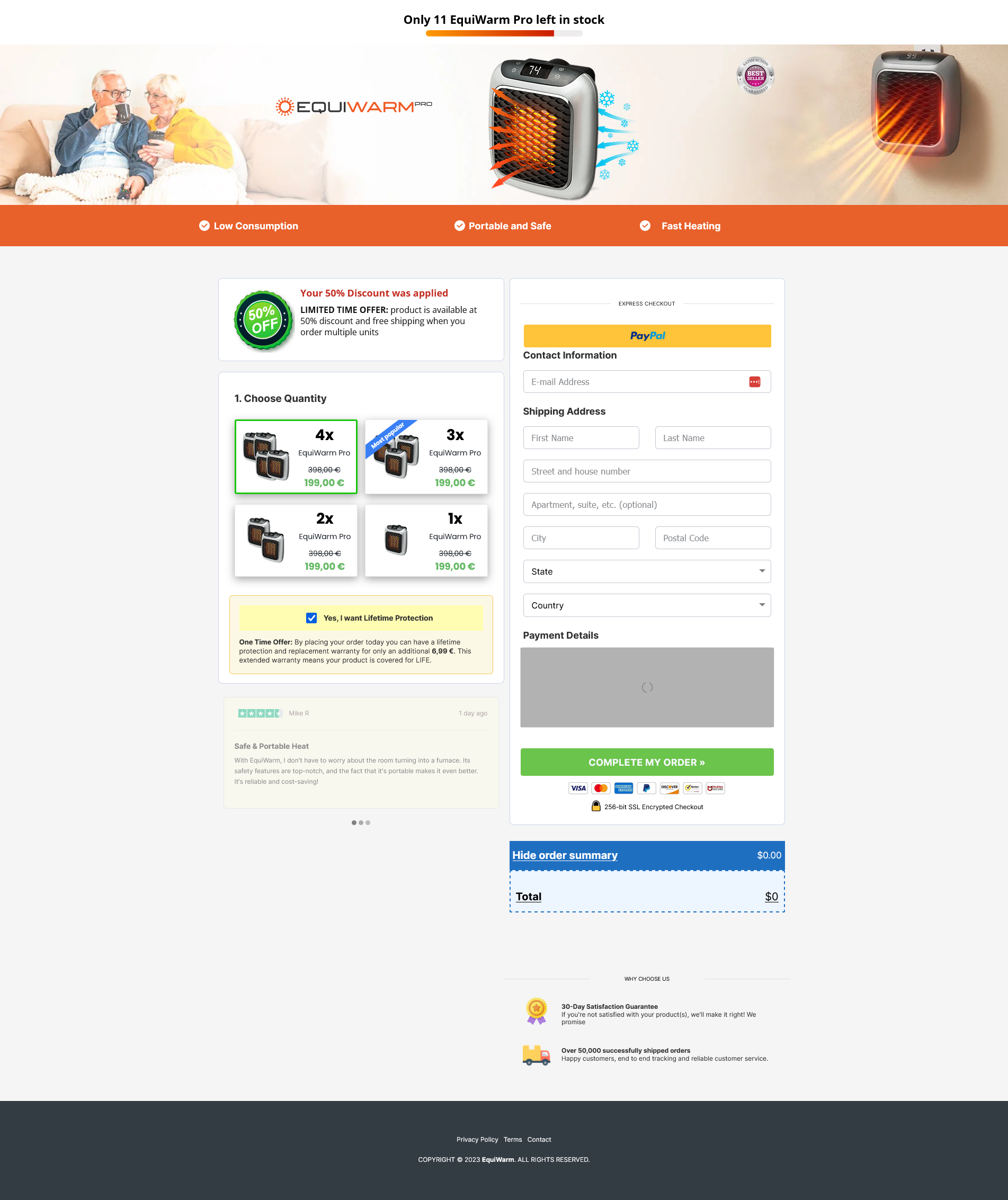 EquiWarm - Funnelish by Osmani Malik on Dribbble
