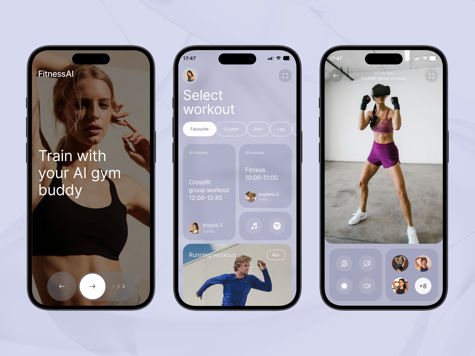 AI Traning app design concept by Vlad Lavv on Dribbble