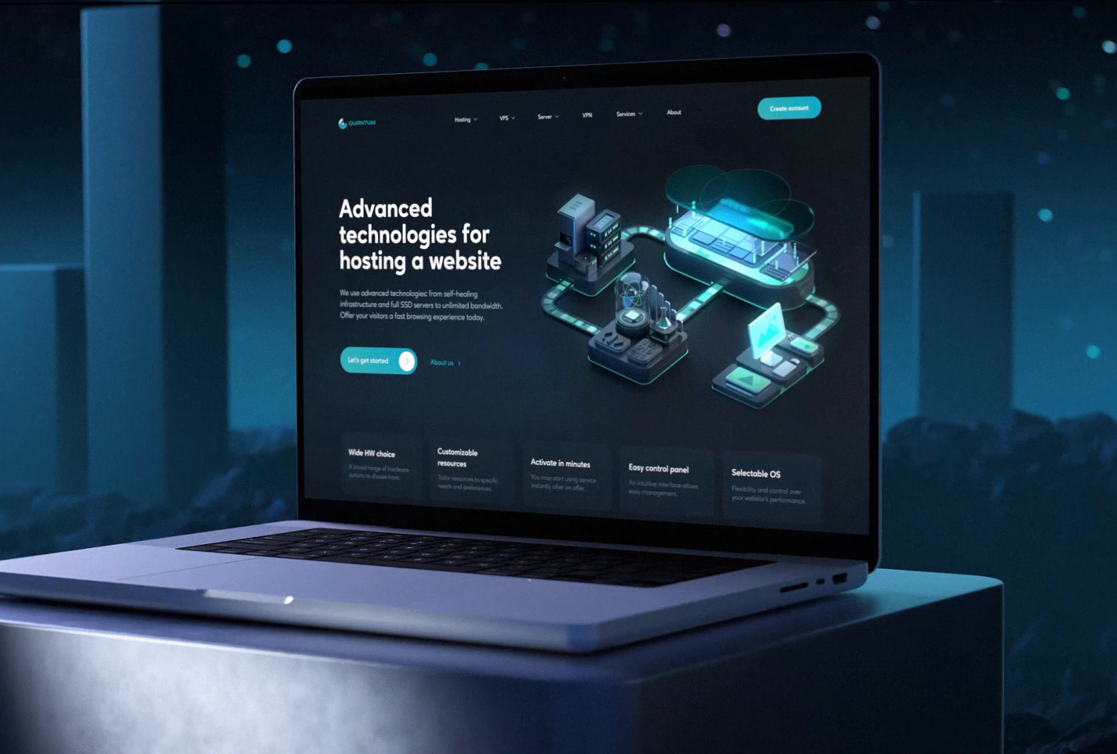 Web Hosting Website Animation Concept by Shakuro on Dribbble