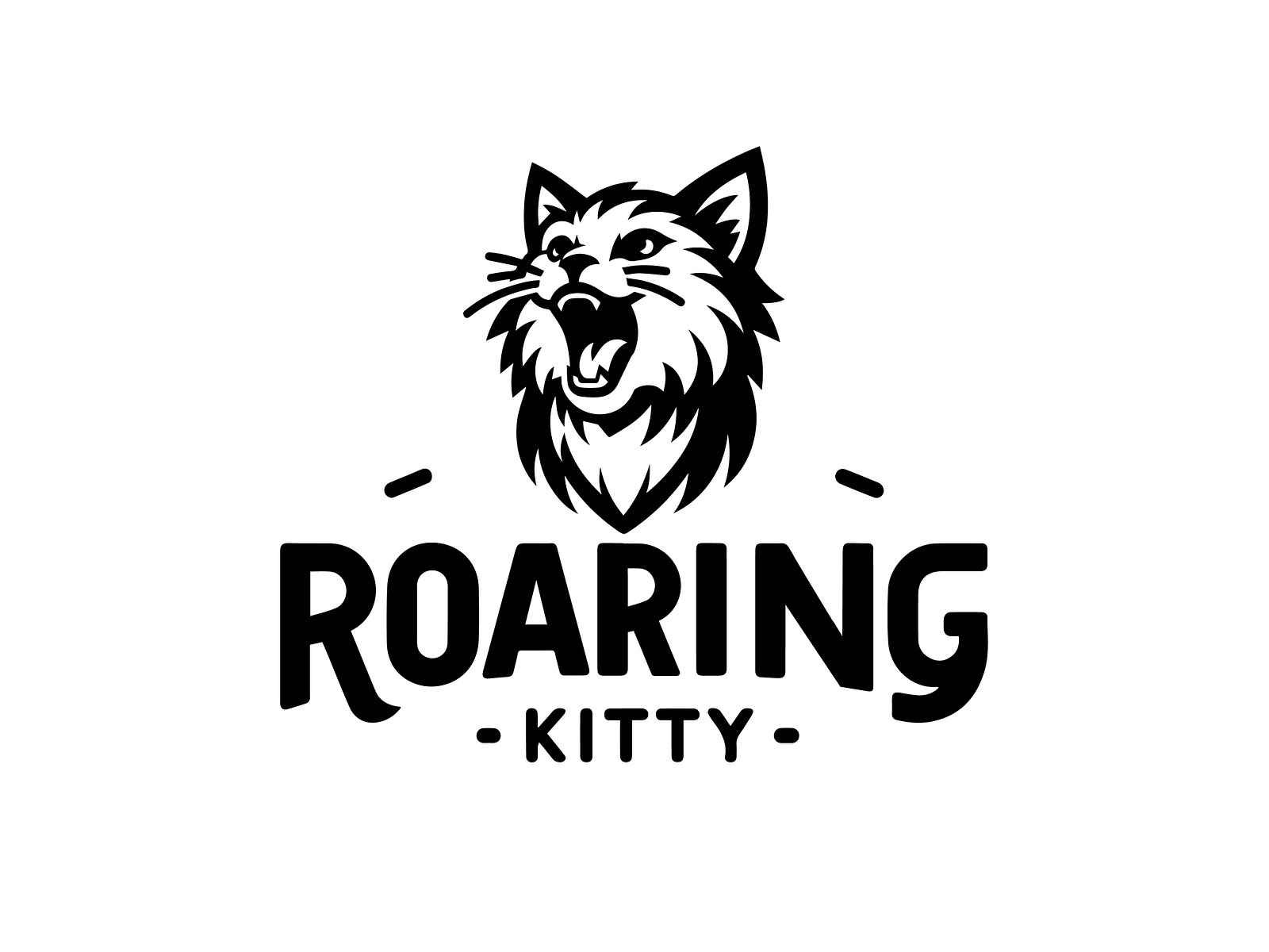 Roaring Kitty Logo Design by Faraz Creatives® on Dribbble