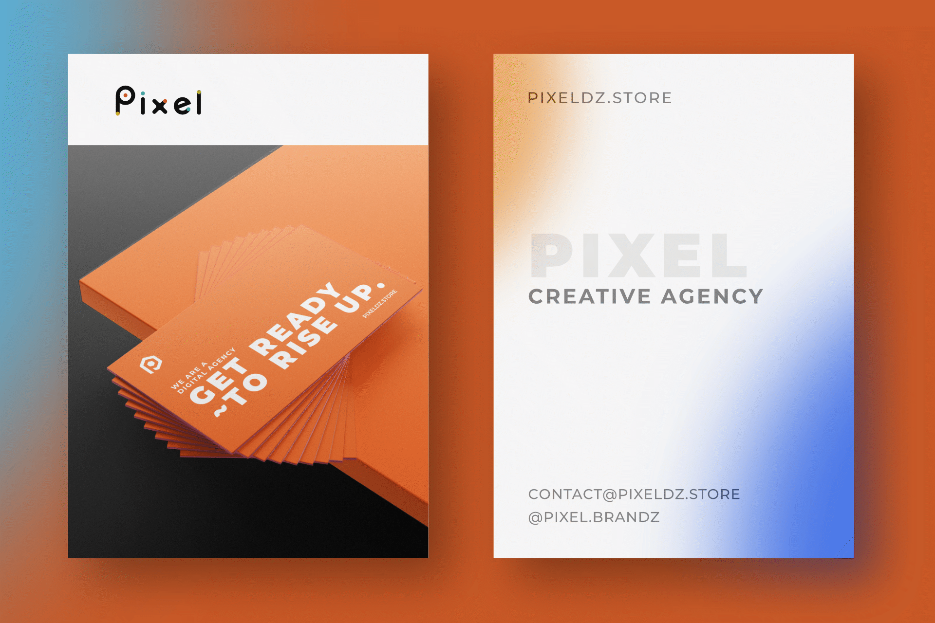 Pixel Business Card Design by Aladdin on Dribbble