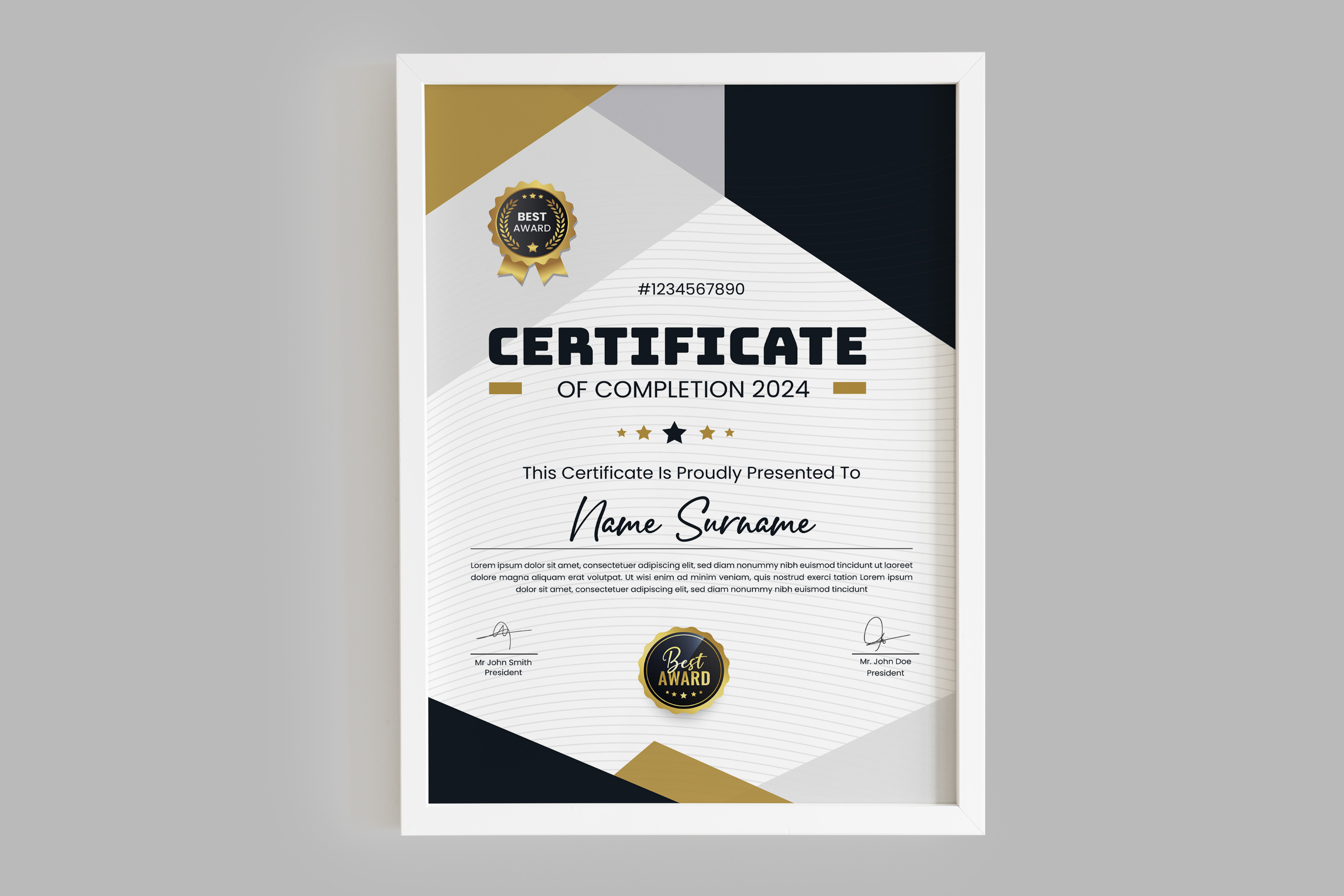 Certificate Template by Design Minds on Dribbble