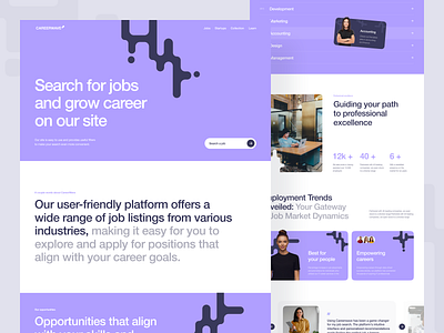 CAREERWAVE — Job Search Company Landing Page by Valtorian 🇺🇦 for ...