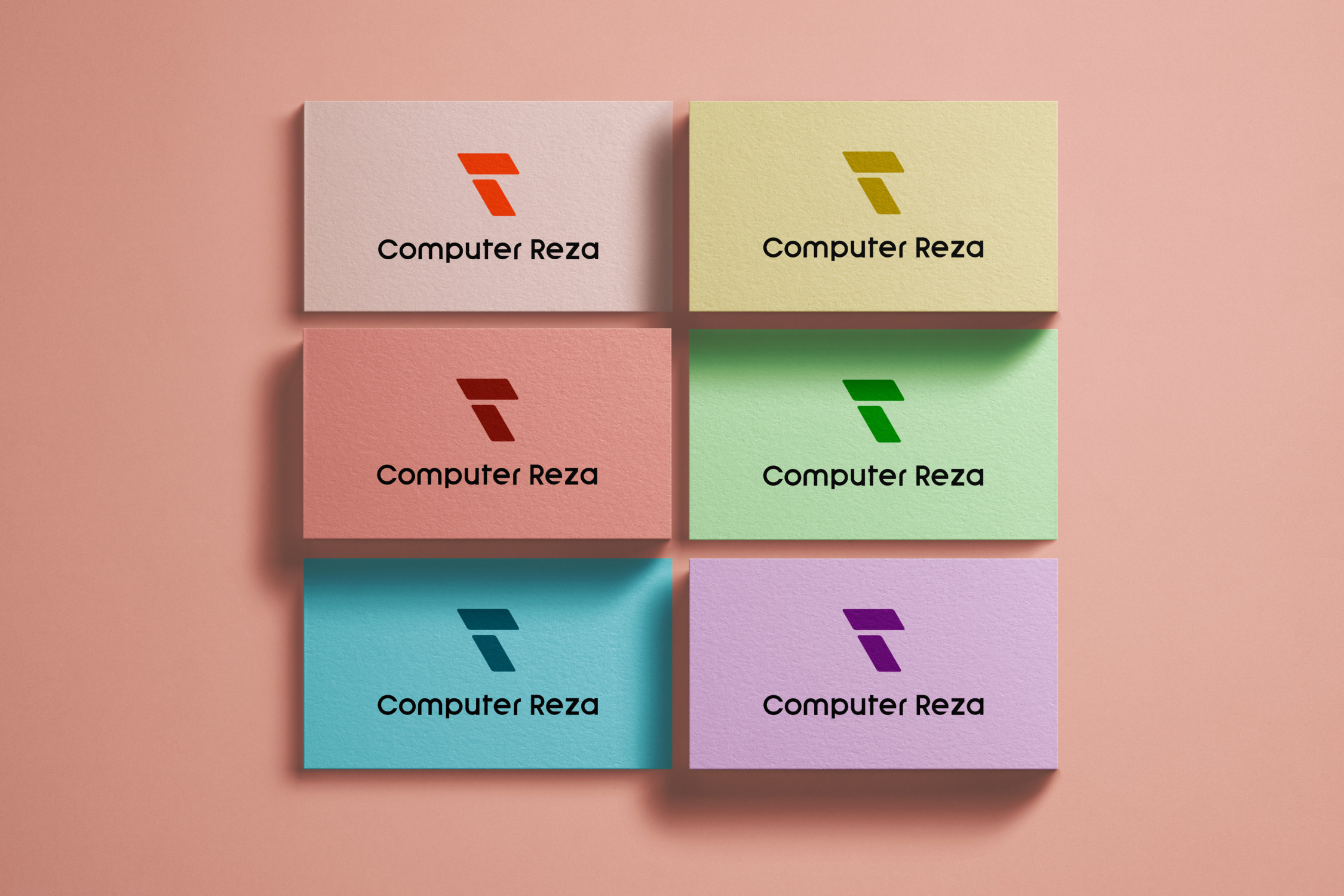 Computer Reza Logo by Alireza Hajialiasghar on Dribbble