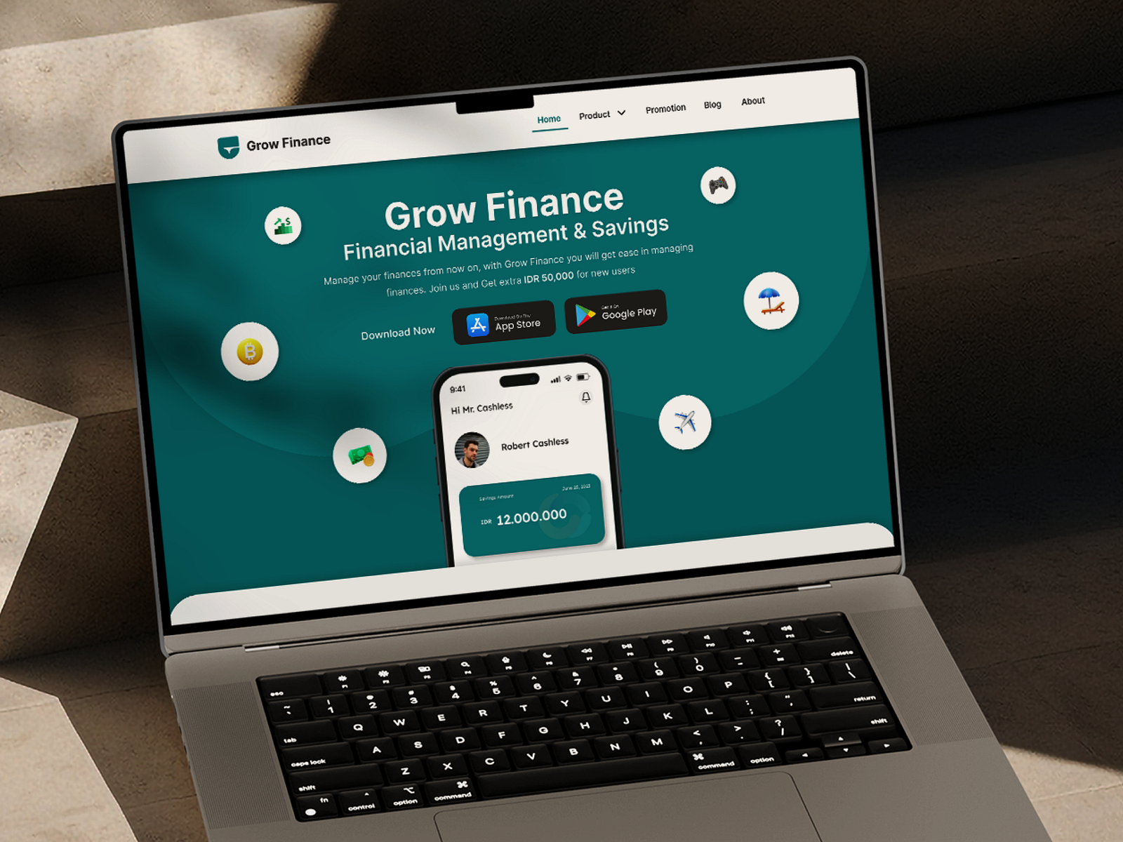 Grow Finance - Fintech Website by Gilang Firman on Dribbble