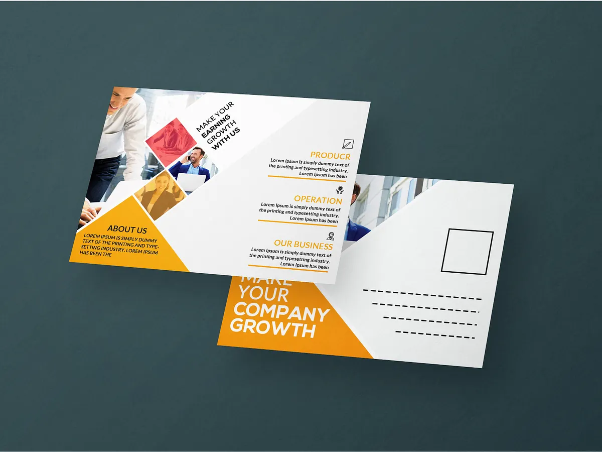 Promotional Postcard designs, themes, templates and downloadable ...