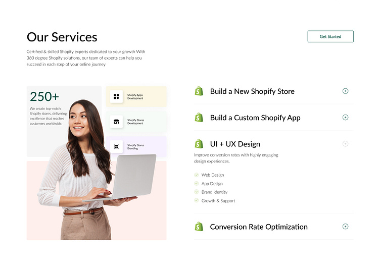 Website Services Section UI UX by Mohsin Manzoor on Dribbble