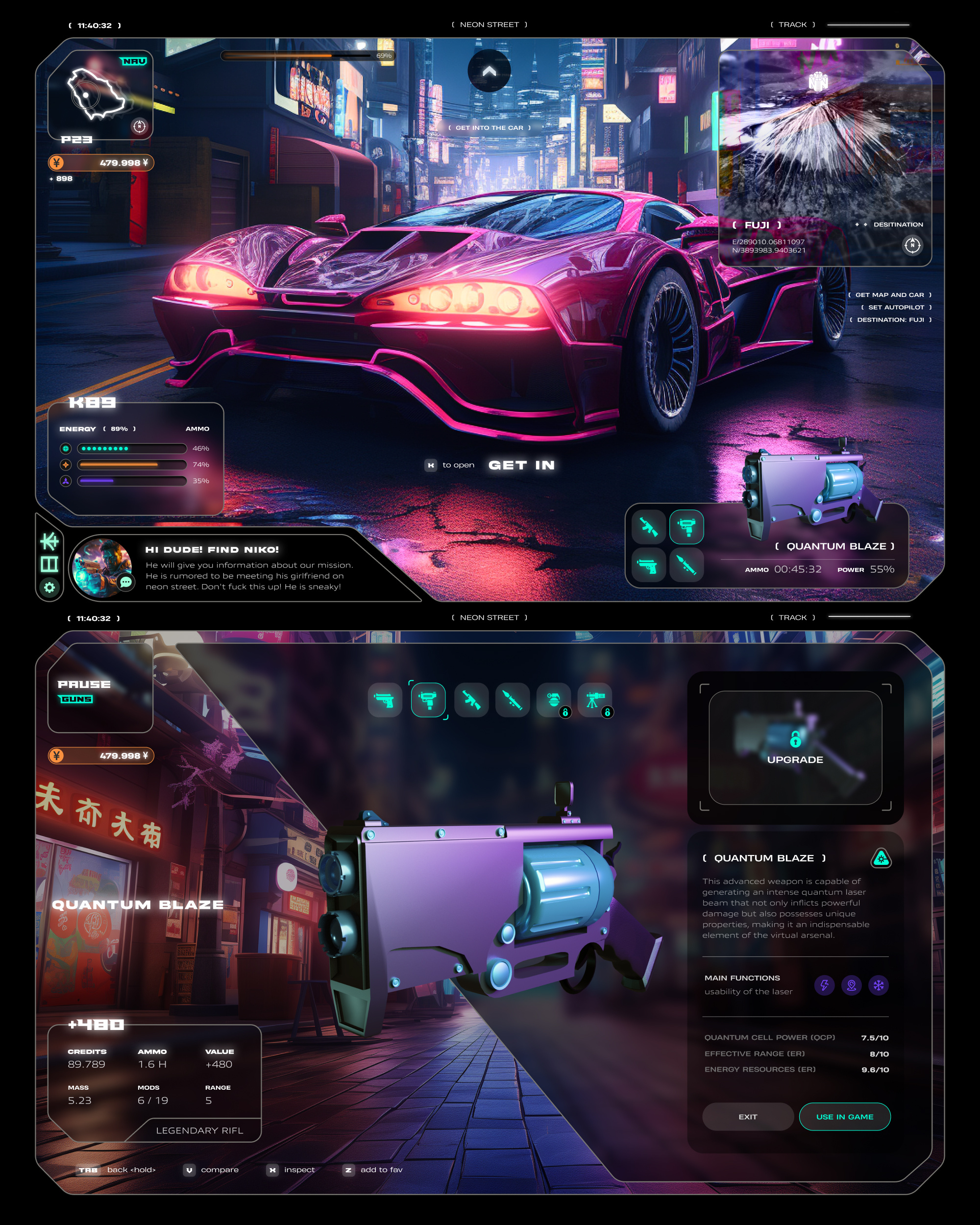 Game interface design by PXDX Studio on Dribbble