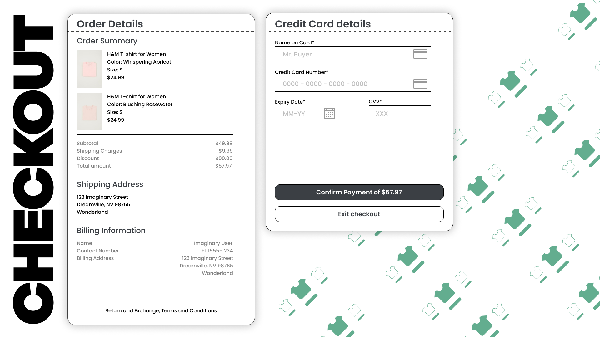Credit Card Details designs, themes, templates and downloadable graphic ...
