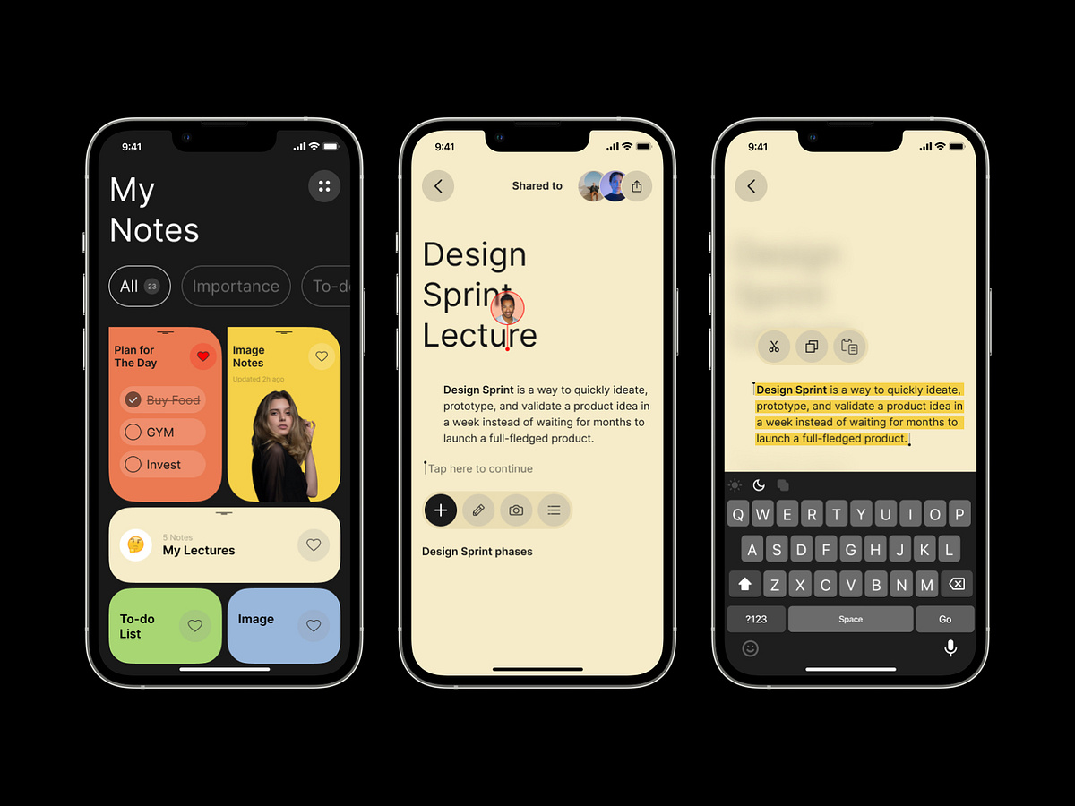 Browse thousands of Notes App images for design inspiration | Dribbble