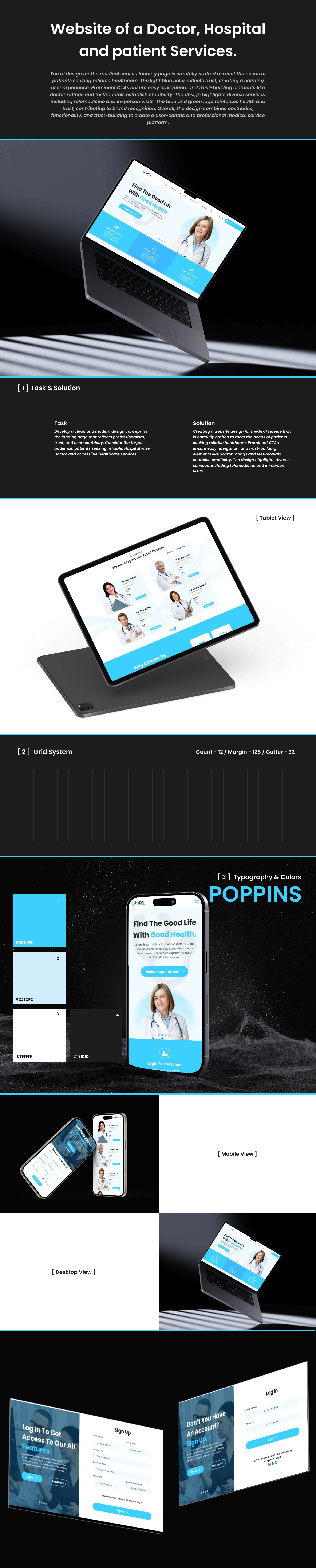 Doctor Website UI designs, themes, templates and downloadable graphic ...