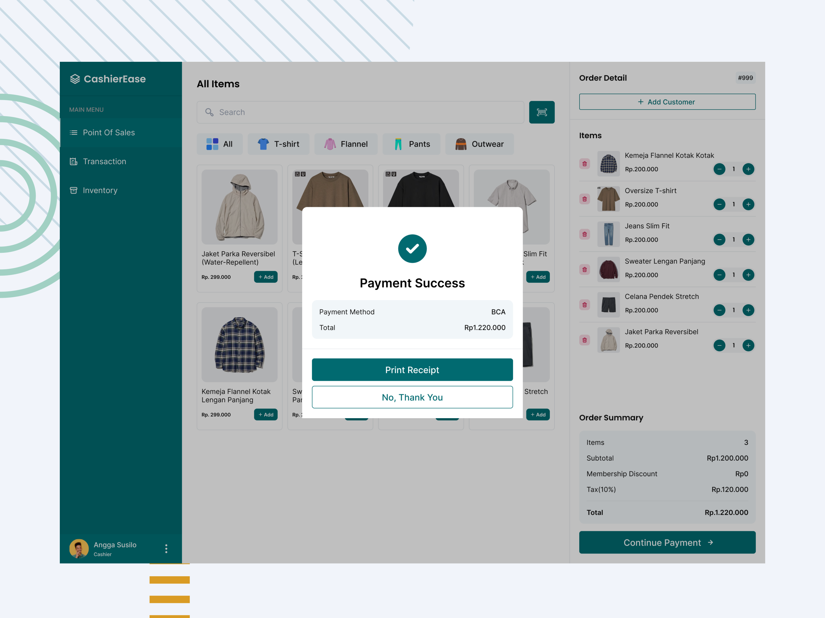 CashierEase App by Aan Ardiyana on Dribbble