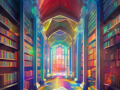 Library Art designs, themes, templates and downloadable graphic ...