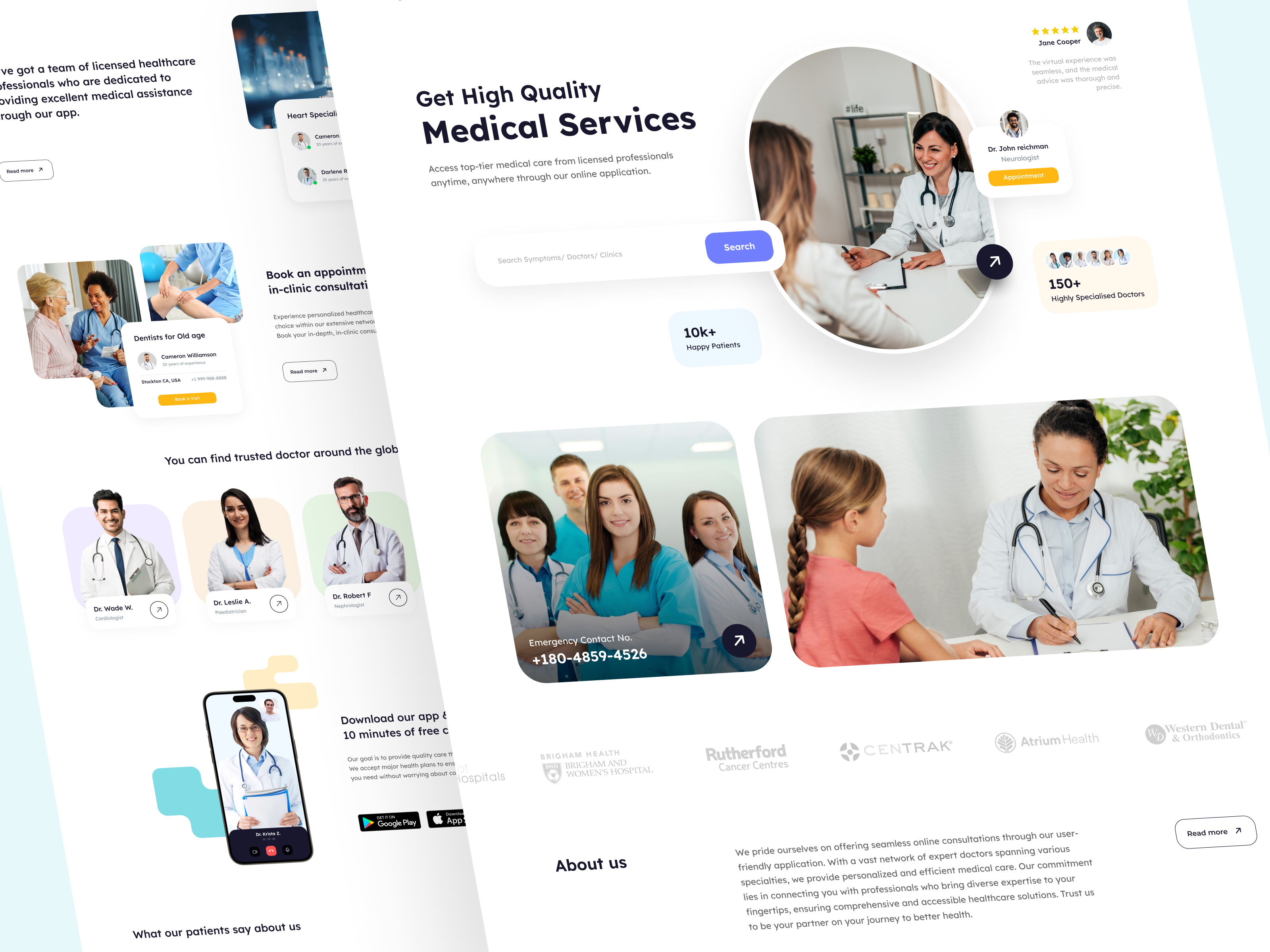 Doctor Appointment Landing Page by Codzgarage Infotech Pvt Ltd on Dribbble