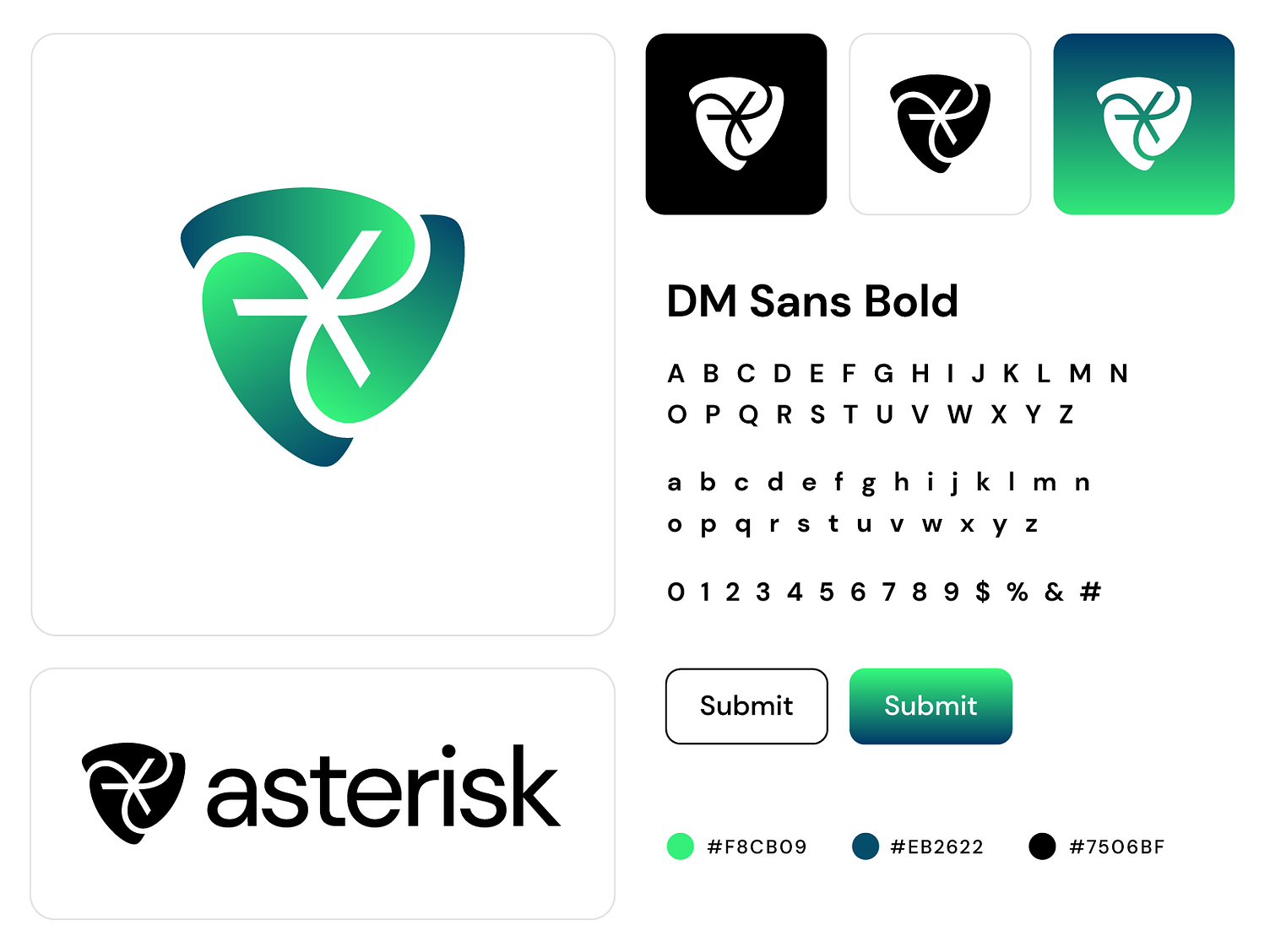 Asterisk Brand Style Guide by Mihai Dolganiuc on Dribbble