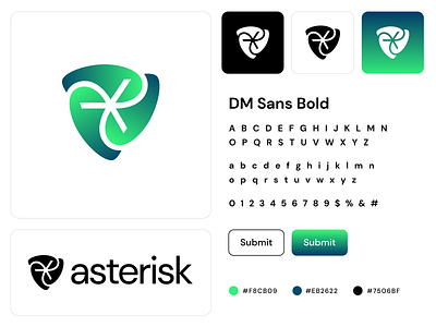 Asterisk Brand Style Guide by Mihai Dolganiuc on Dribbble
